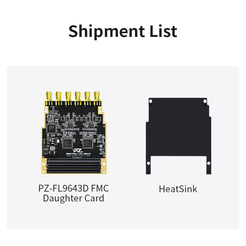 Puzhi FMC Card High Speed ADC AD9643
