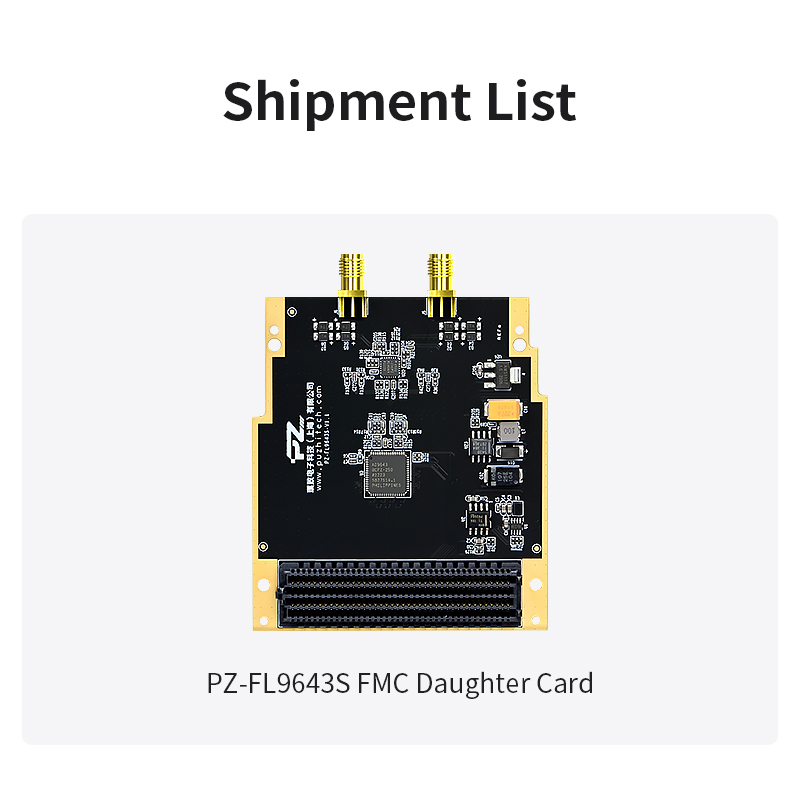 Puzhi FMC Card High Speed ADC AD9643